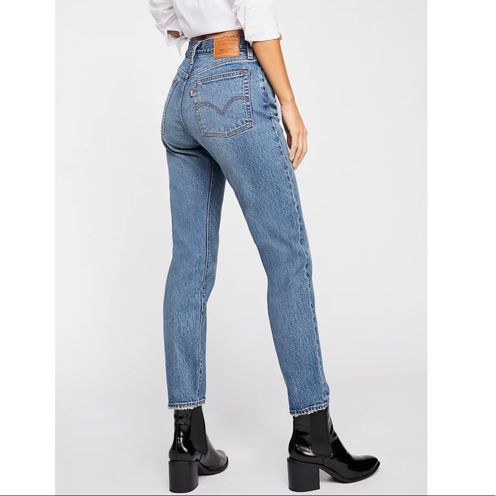 Levi's Wedgie Icon High Rise Jeans - Gem